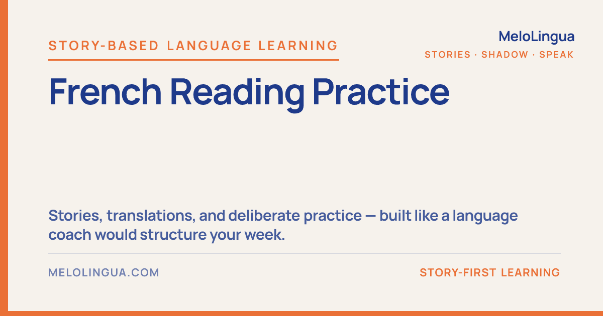French Reading Practice | 8 Free A1-B2 Texts